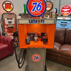 Custom 1960s UNION 76 GASOLINE Wayne Gas Pump W/ Display Shelf - Etsy