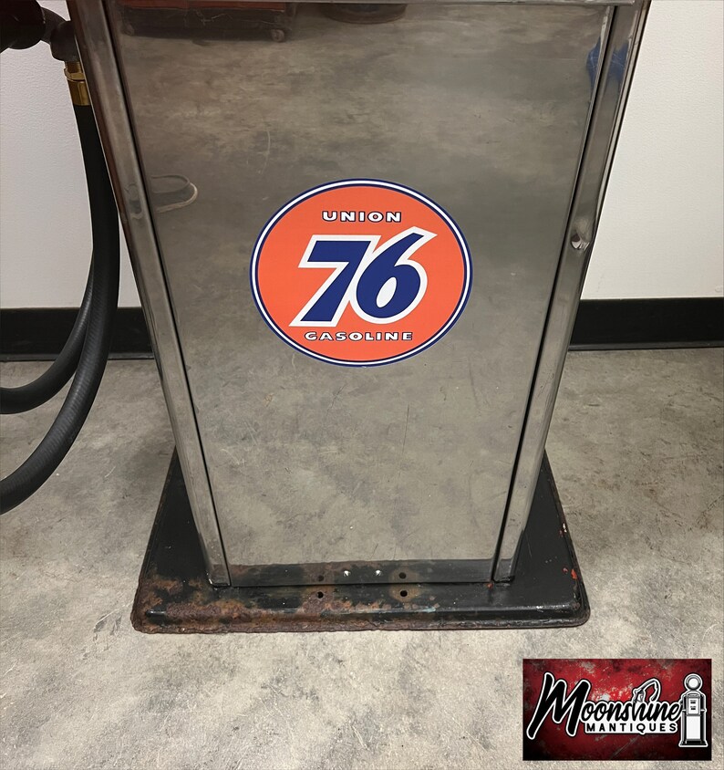 Custom 1960s UNION 76 GASOLINE Wayne Gas Pump W/ Display Shelf - Etsy