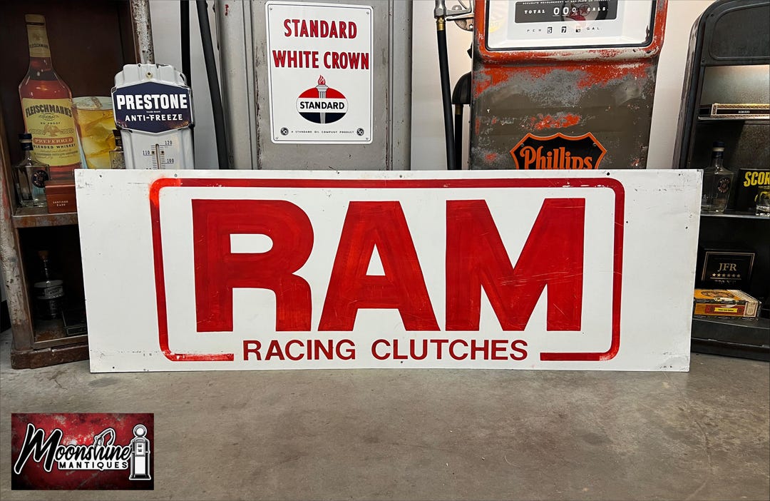 Vintage 1970's RAM Racing Clutches Sign - IHRA Drag Racing - Etsy