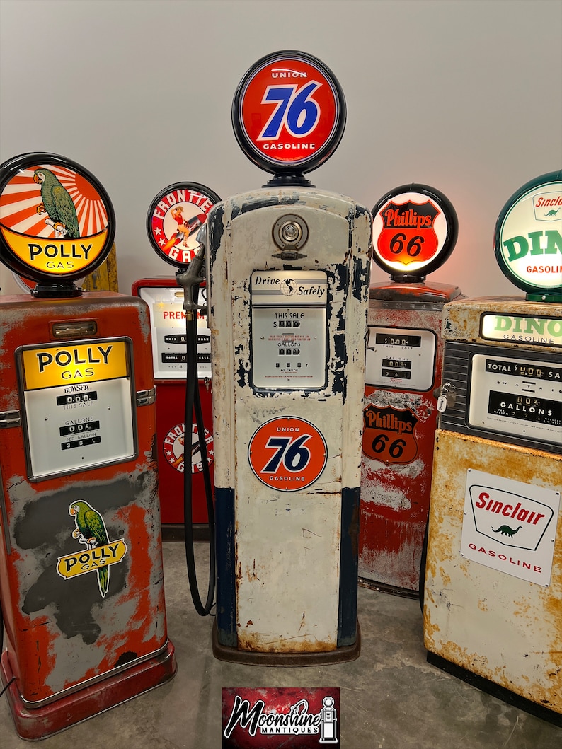 1940s UNION 76 Bennett 646 Gas Pump Rustoration - Etsy