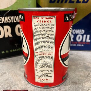 1950s VEEDOL HEAVY DUTY 1 Qt Motor Oil Can Gas & Oil - Etsy