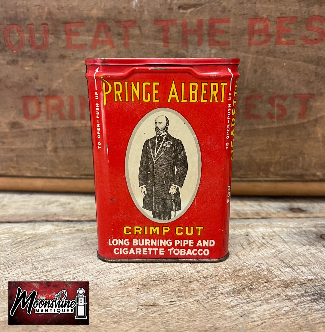 Vtg. PRINCE ALBERT Smoking Tobacco Pocket Tin - Etsy