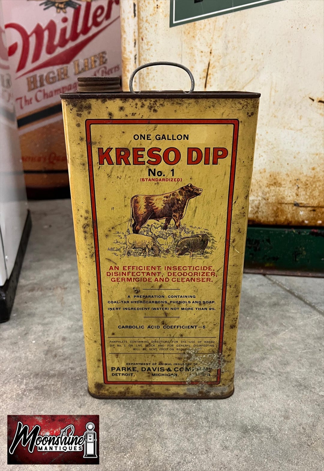 Vtg. KRESO DIP Can 1 Gallon - Etsy