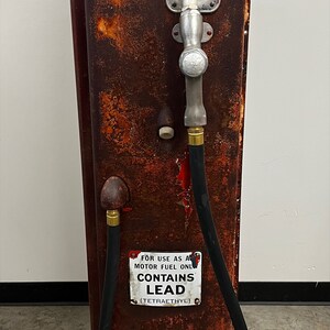 Rustoration 1950s CHEVROLET Tokheim Gas Pump W/ Shelves Mancave Decor ...