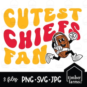 Cutest Chiefs Fan File | Digital Download | Football Design | Chiefs ...