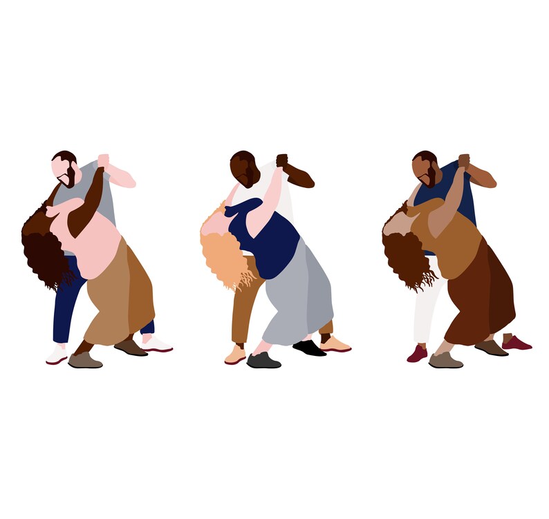 Plus Size Couple Clip Art Click To Browse Etsy