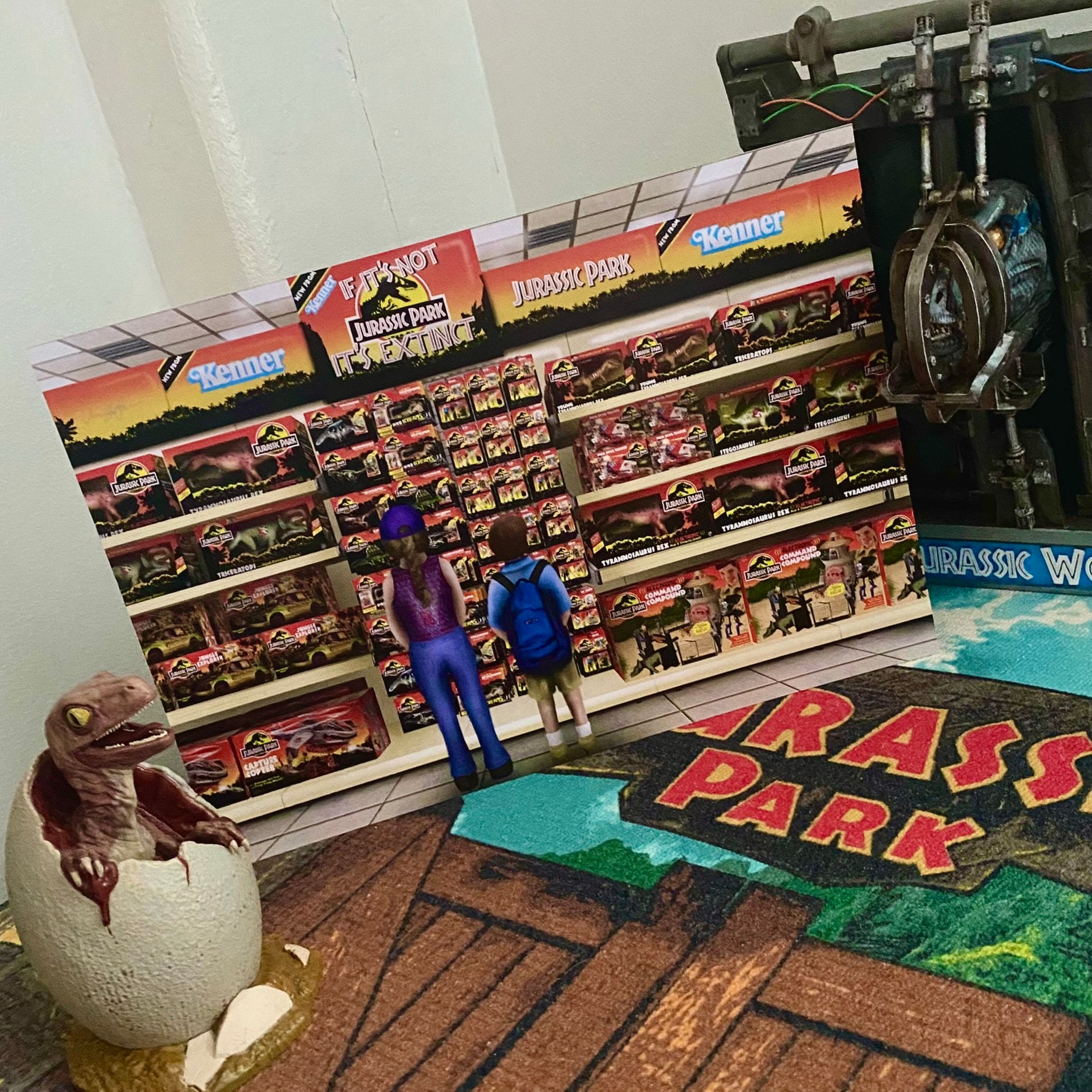 Kenner Jurassic Park Toy Shop Art Print - Classic Toy Print - Etsy