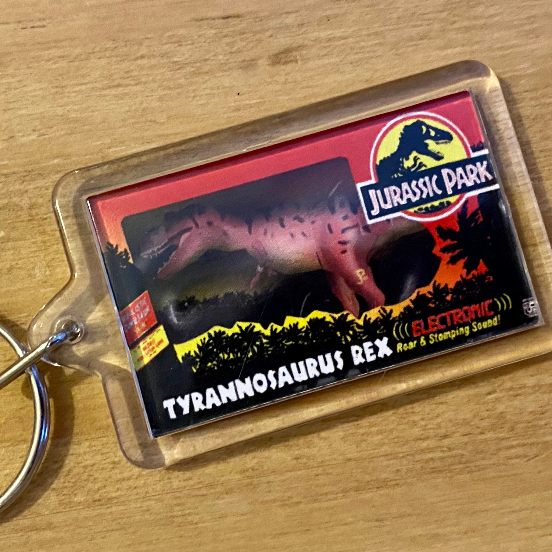 Jurassic Park Keyring - Red Tyrannosaurus Rex Kenner Toy - Etsy