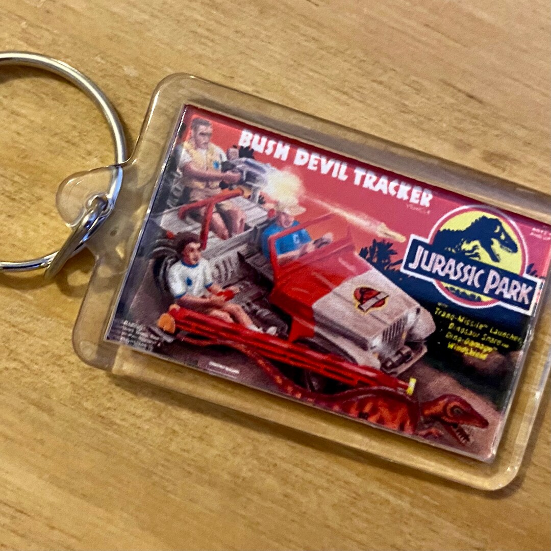 Jurassic Park Keyring - Bush Devil Tracker Kenner Toy - Etsy