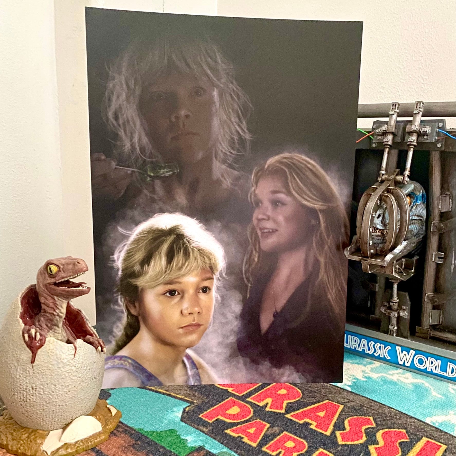 Jurassic Park & the Lost World Art Print of Lex Murphy - Ariana ...