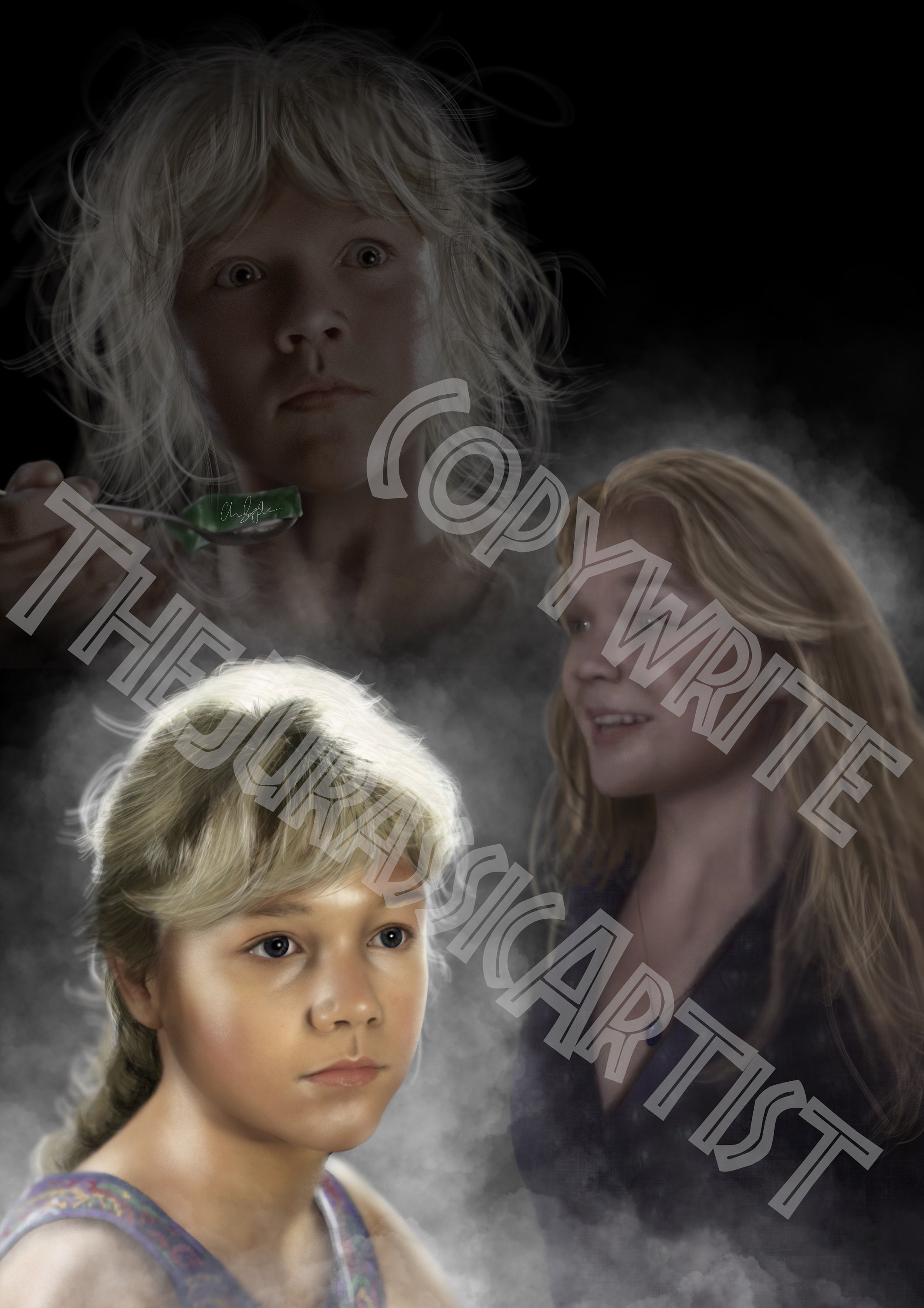 Jurassic Park & the Lost World Art Print of Lex Murphy - Etsy Australia