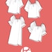 Basic Chemise Blouse Sewing Pattern | 2 Sleeve Options | Nightdress ...