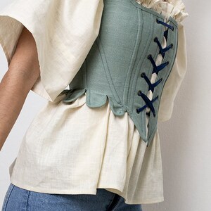 Corset Pattern Sewing Pattern Renaissance Milkmaid Stay Bodice Pattern ...