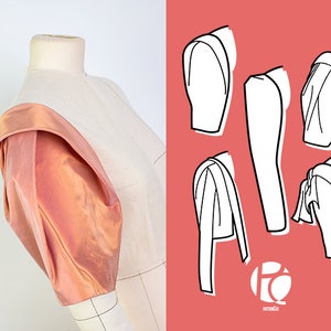 5 Creative Sleeve Sewing Pattern Pack | Fun Sleeve Patterns Like a ...