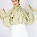 Loose-fit Blouse Sewing Pattern With Puffy Sleeves | Romantic Blouse ...