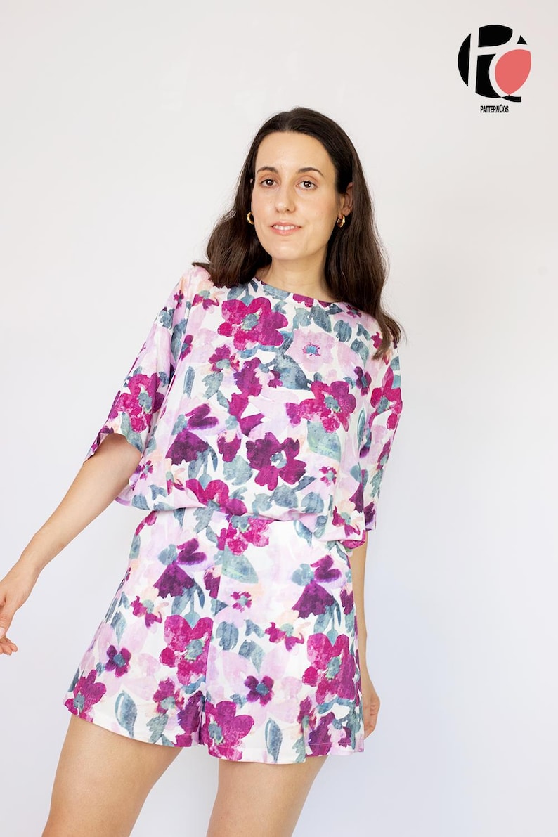 A-line Short Pants Sewing Pattern | Summer Trousers Pattern | Pants ...