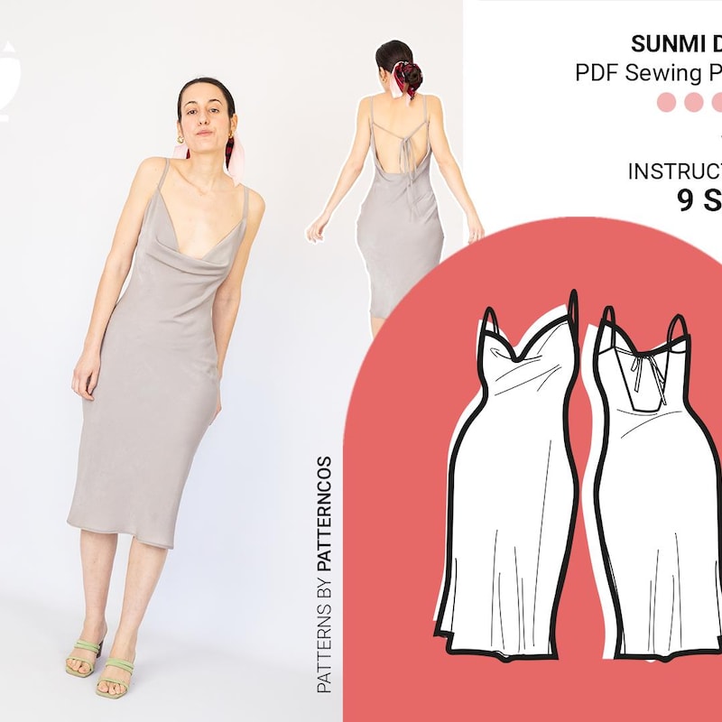 Vogue Pattern Open Back - Etsy