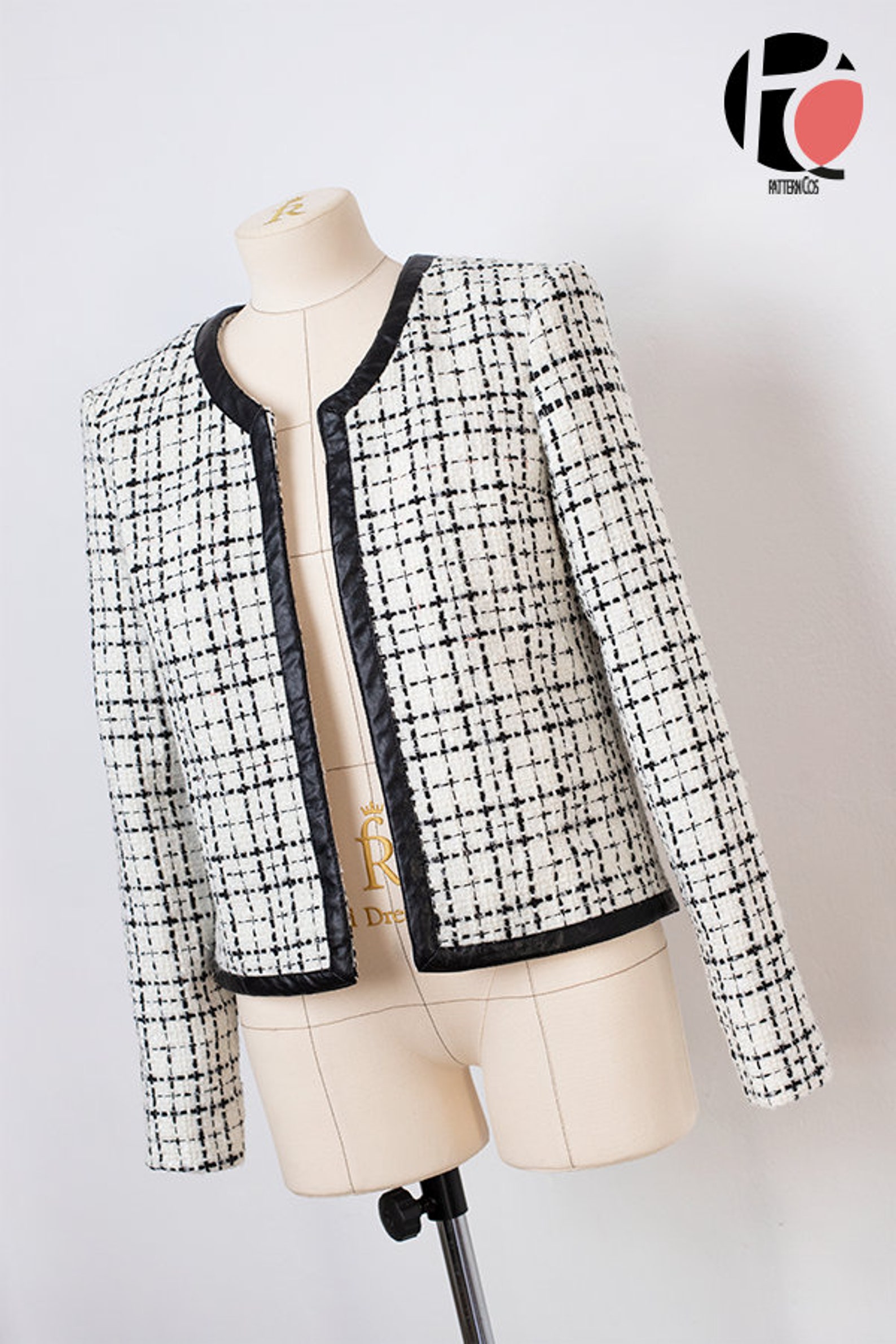 Tweed Couture Jacket Sewing Pattern | Elegant Jacket Design | Tailored ...