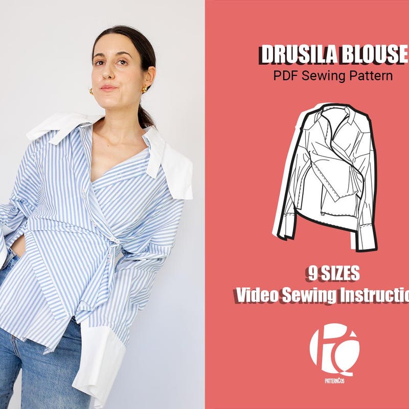 Blouse Sewing Pattern - Etsy