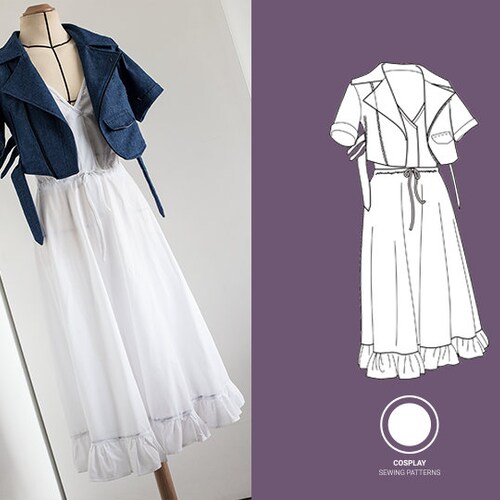 Anna Dress PDF Cosplay Sewing Pattern | Etsy