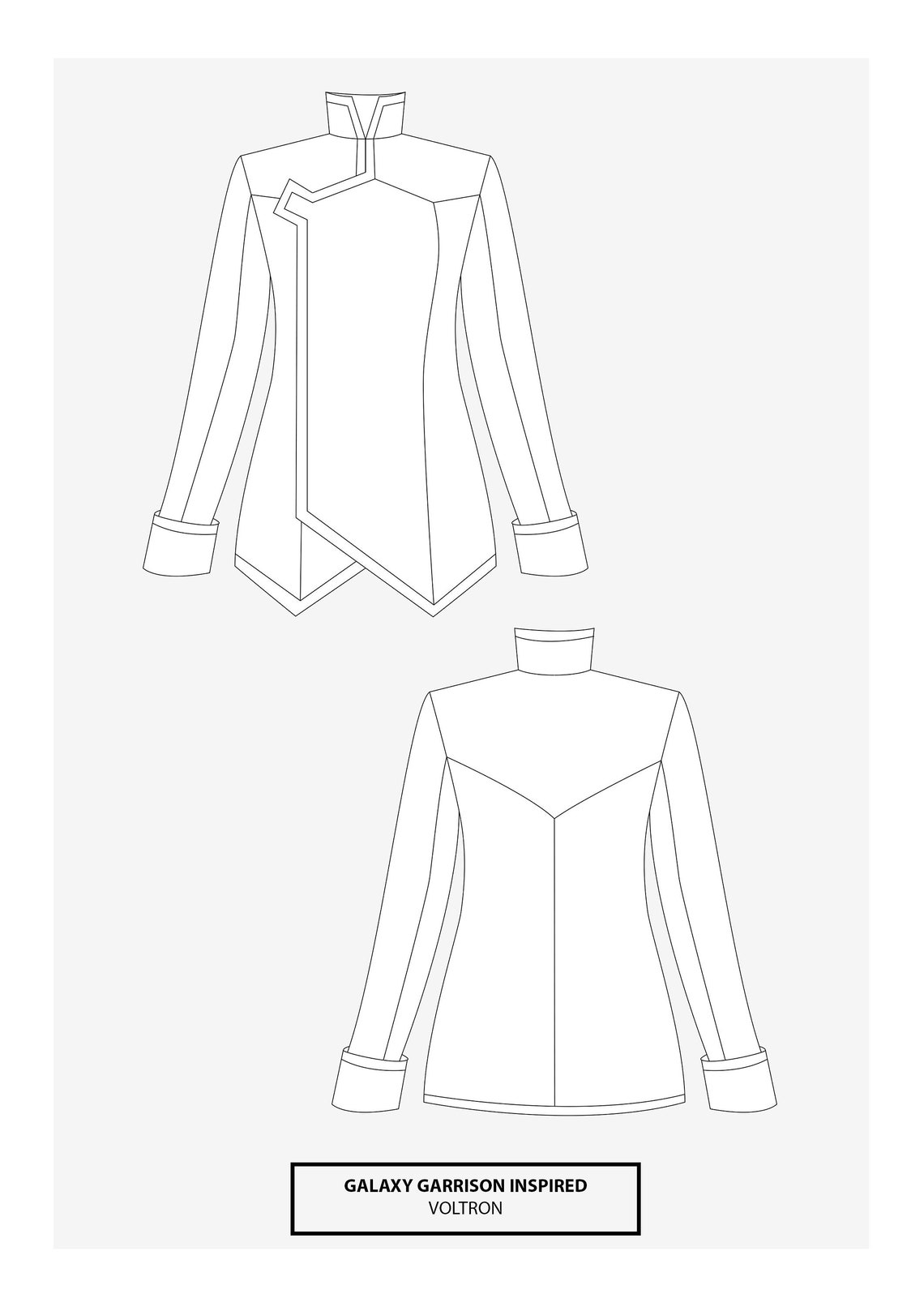 Voltron Female Galaxy Garrison Inspired Jacket for Paladins - Etsy