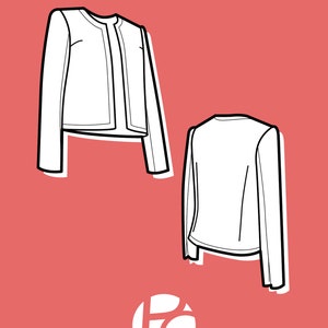 Tweed Couture Jacket Sewing Pattern | Elegant Jacket Design | Tailored ...