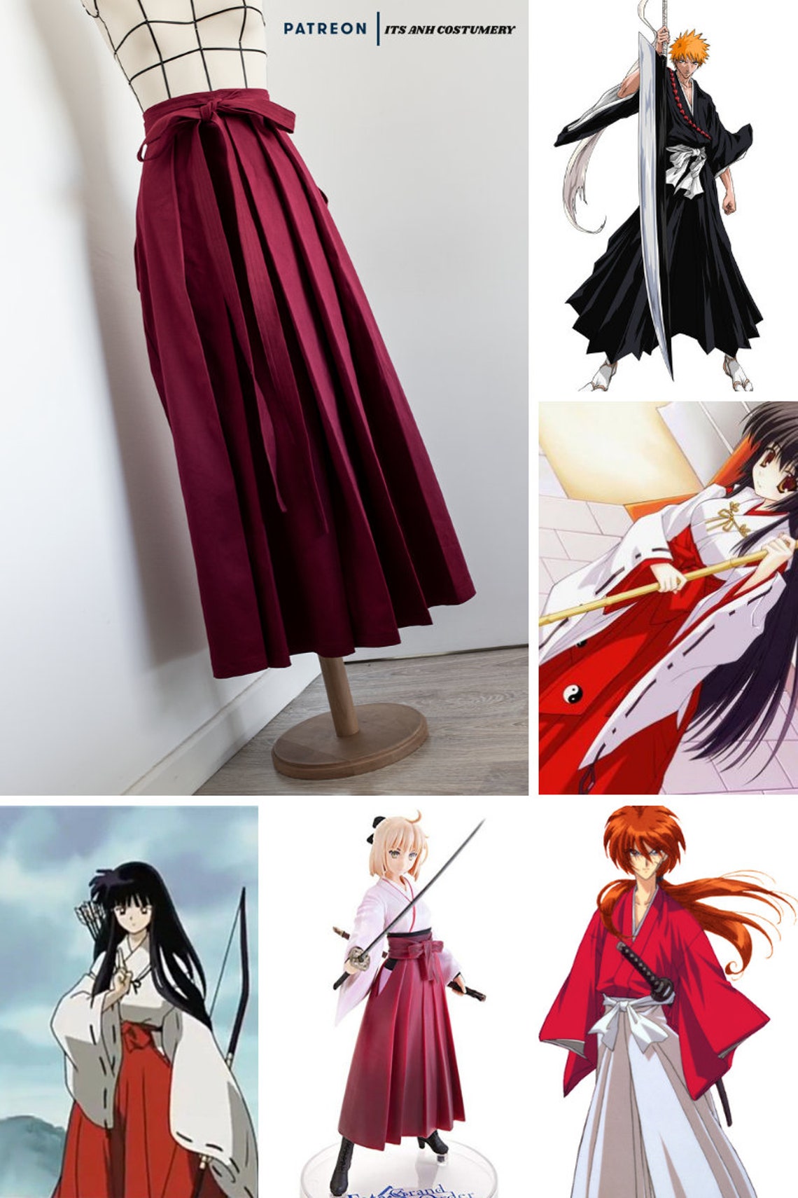 Hakama PDF Pattern Video Tutorial for Women and Man - Etsy