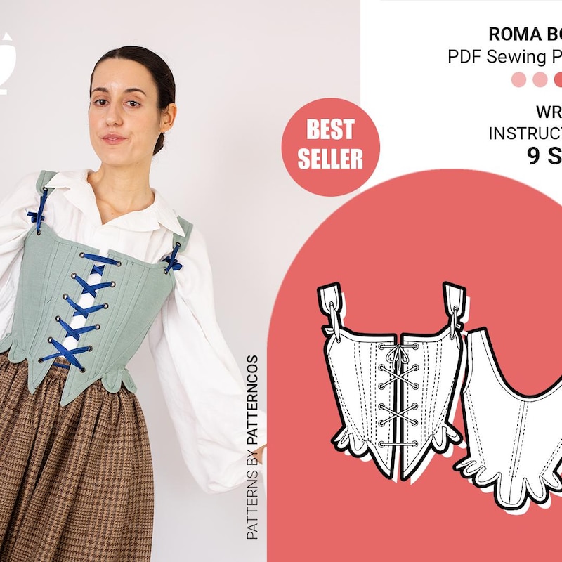 French Romantic Corset - Etsy