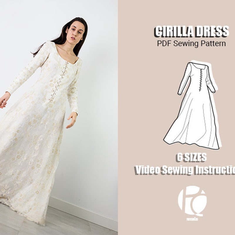 Cotehardie Pattern - Etsy