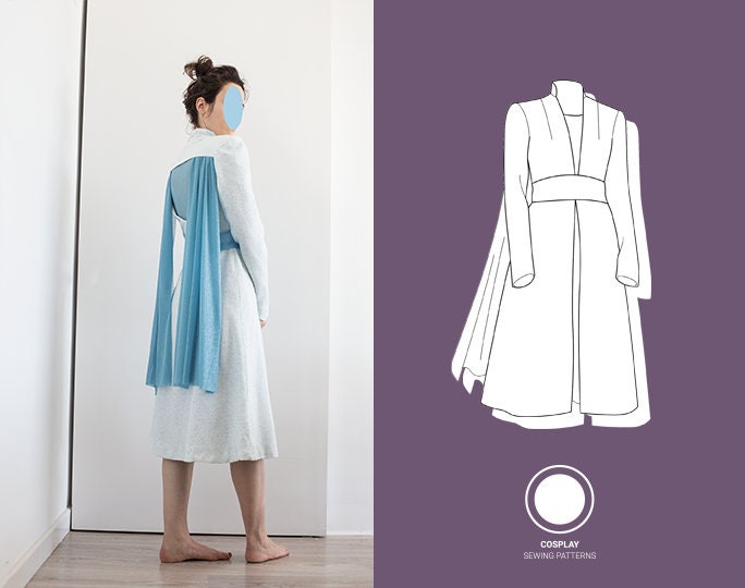 Elsa dress Cosplay Sewing Pattern | Etsy