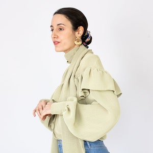 Loose-fit Blouse Sewing Pattern With Puffy Sleeves | Romantic Blouse ...