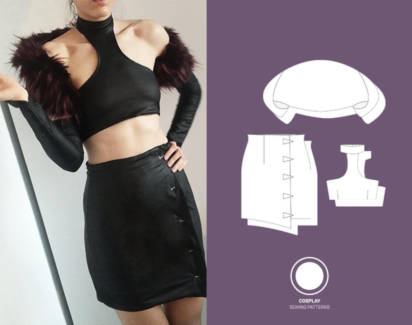 Evelynn KDA Pop Star Cosplay Sewing Pattern | Etsy