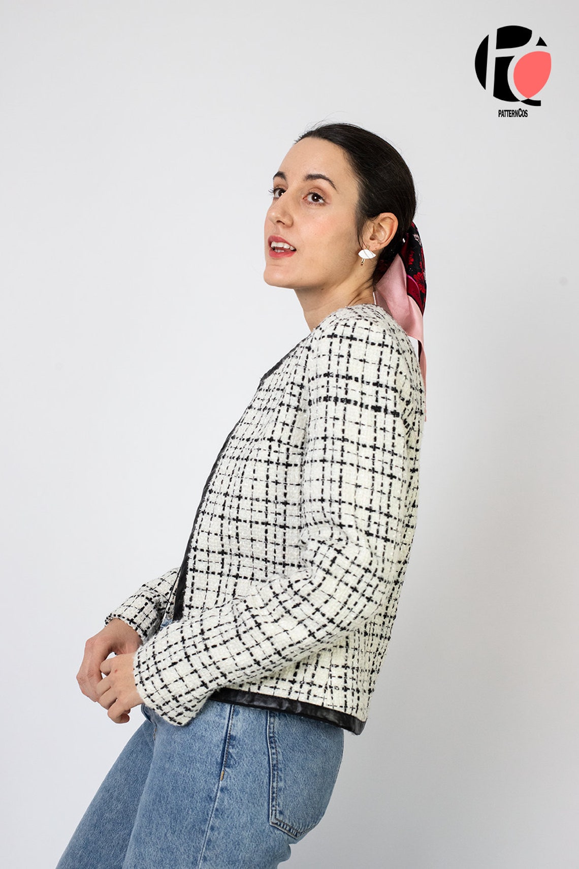 Tweed Couture Jacket Sewing Pattern | Elegant Jacket Design | Tailored ...