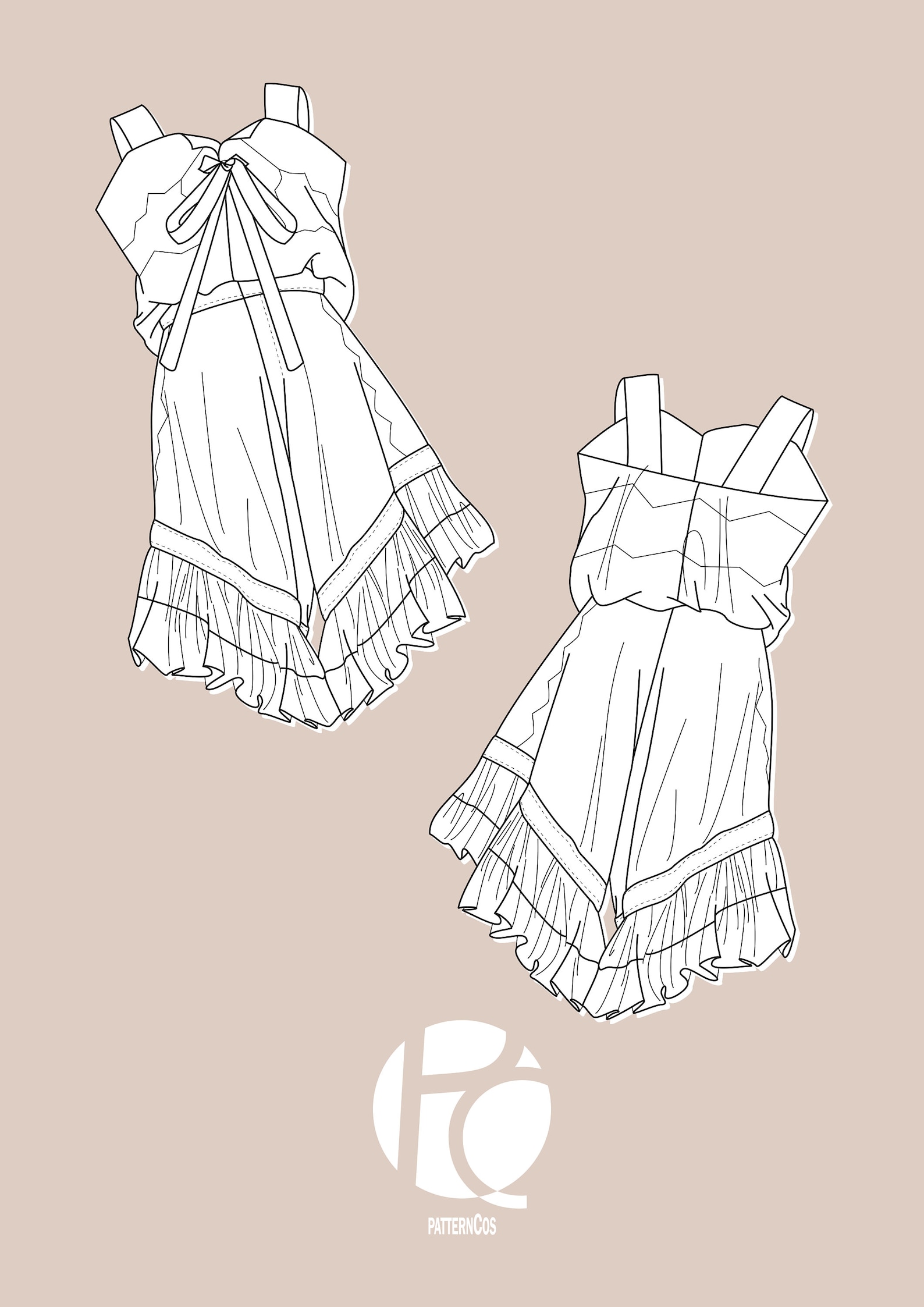 1890s Edwardian Combinations. Victorian Underwear | 8 SIZES | PDF ...