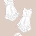 1890s Edwardian Combinations. Victorian Underwear | 8 SIZES | PDF ...