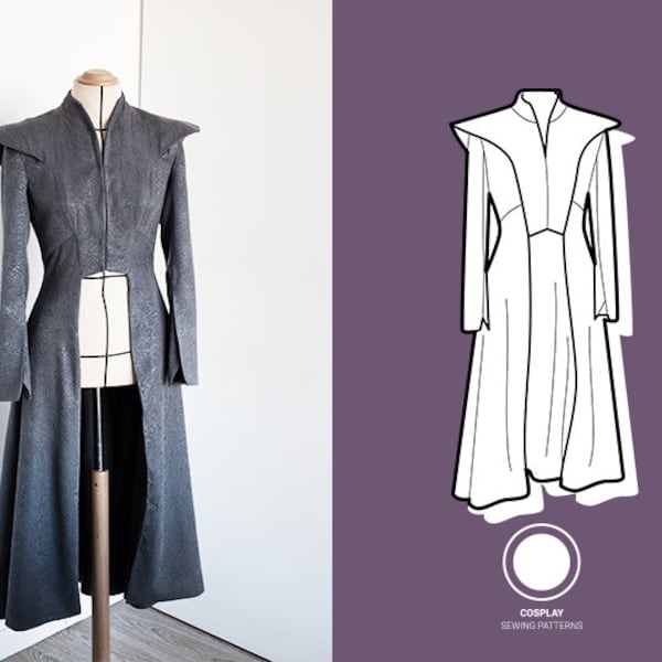 Medieval Coat Dress Pattern - Etsy