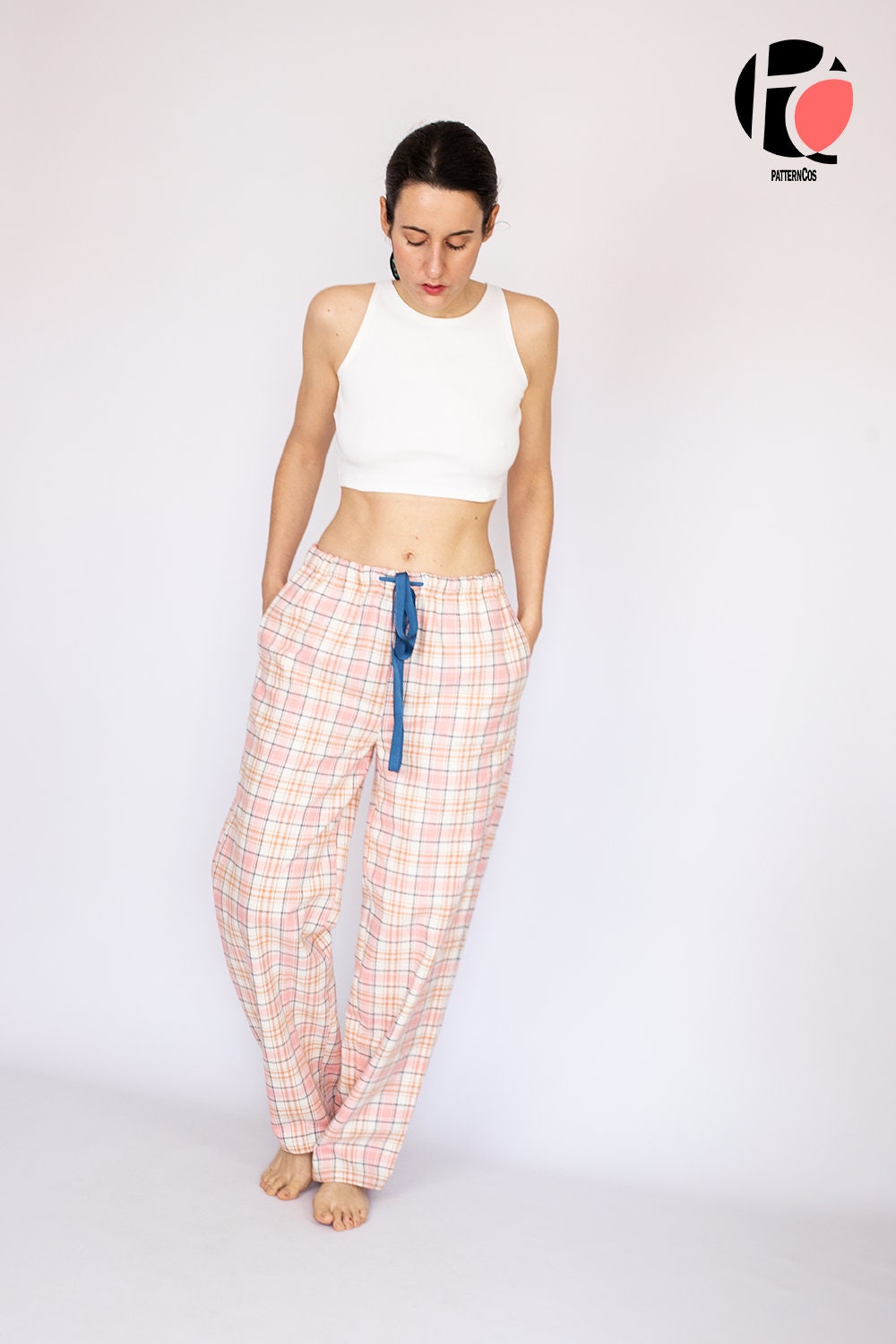 Basic Pajama Pants Sewing Pattern | Easy Pants With Pockets Pattern ...