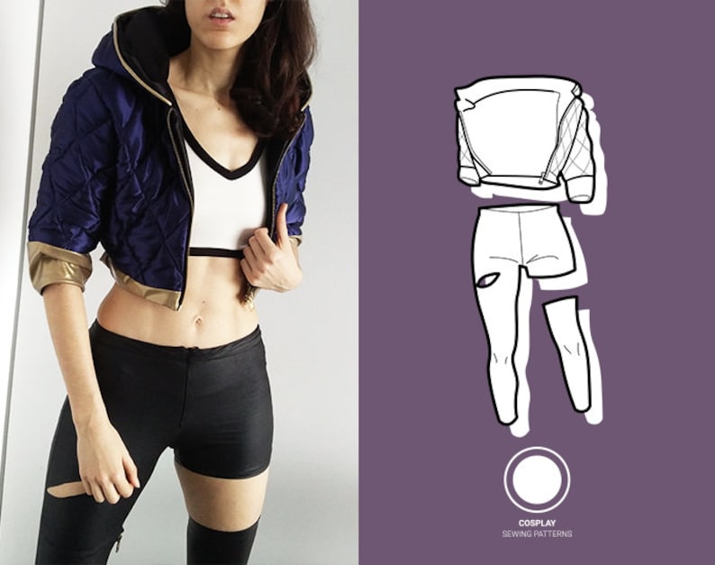 Akali KDA Pop Star Cosplay Sewing Pattern - Etsy