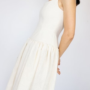 Basic Midi Dress Pattern | Low-waist Dress Pattern | Mediterranean ...