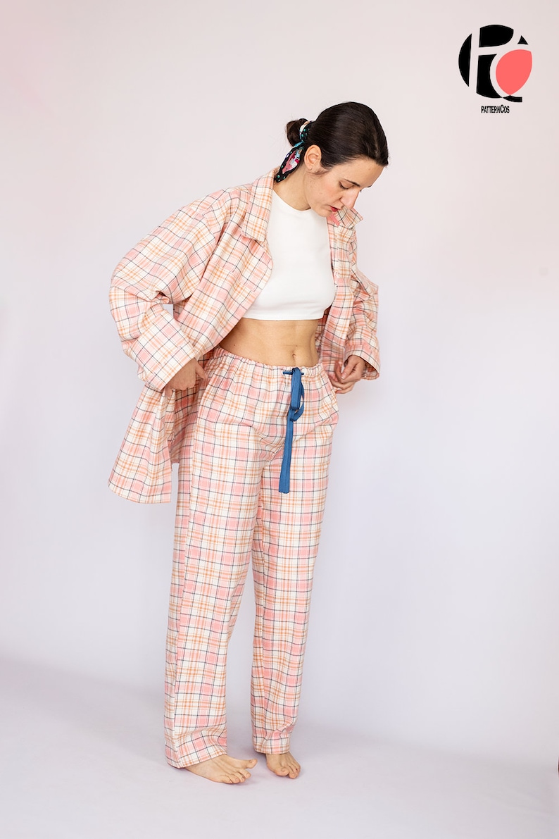 Basic Pajama Pants Sewing Pattern | Easy Pants With Pockets Pattern ...