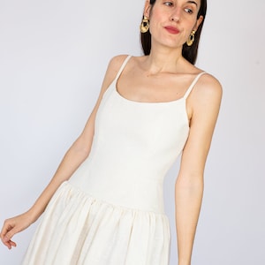 Basic Midi Dress Pattern | Low-waist Dress Pattern | Mediterranean ...