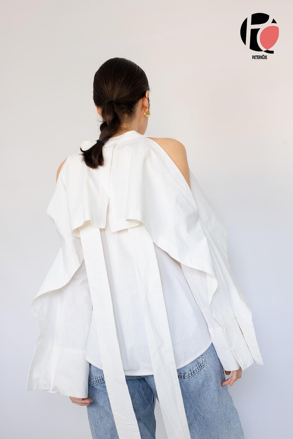 Japanese Style Blouse Sewing Pattern | Kimono Inspired Shirt Pattern ...