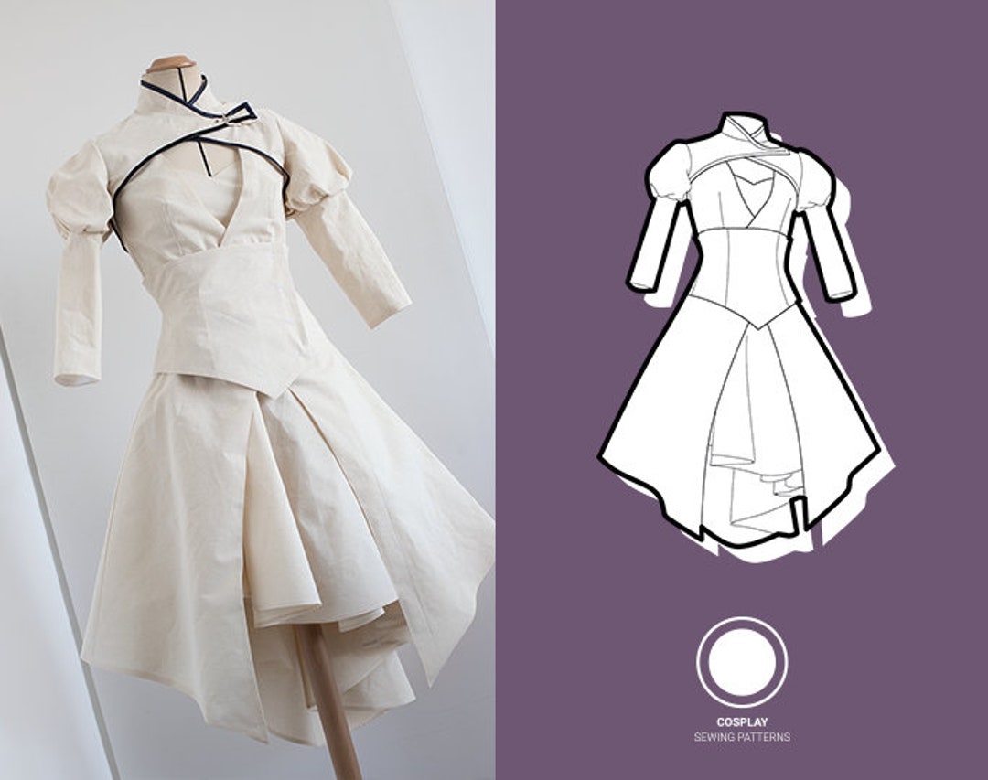 Weiss Inspired Outfit | PDF Cosplay Sewing Pattern - Etsy