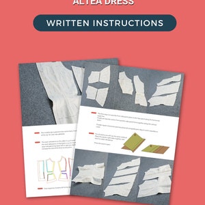 Basic Midi Dress Pattern | Low-waist Dress Pattern | Mediterranean ...