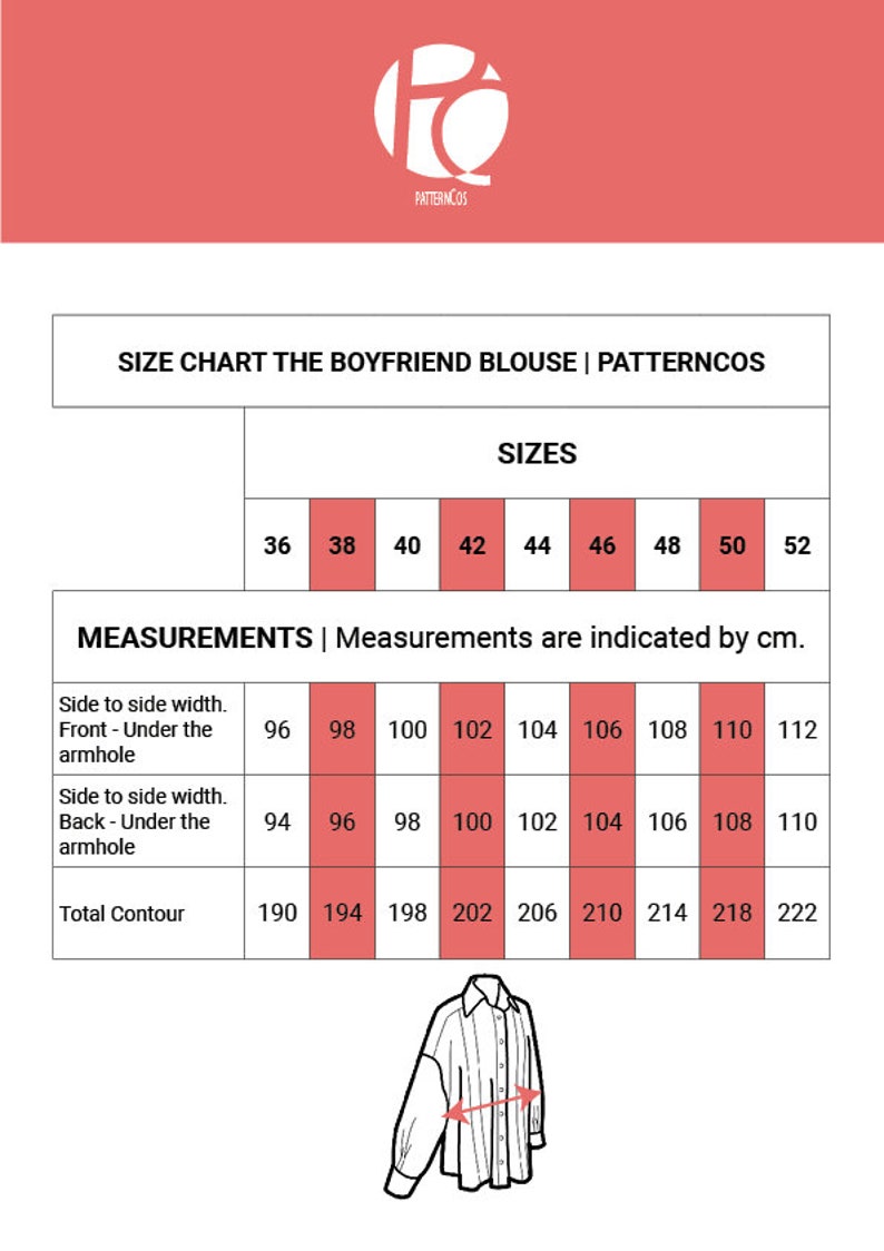 The Boyfriend Oversized Shirt Sewing Pattern | Unisex Buttoned-down ...