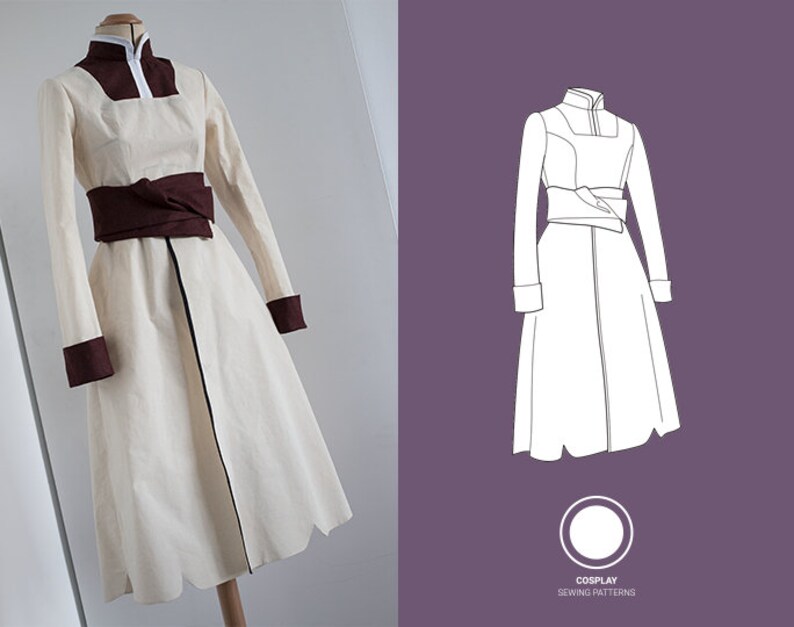 Anna Dress PDF Cosplay Sewing Pattern | Etsy