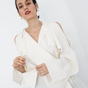 Japanese Style Blouse Sewing Pattern | Kimono Inspired Shirt Pattern ...