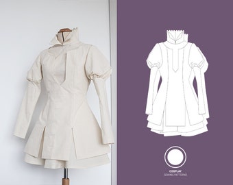 Anna Dress PDF Cosplay Sewing Pattern | Etsy