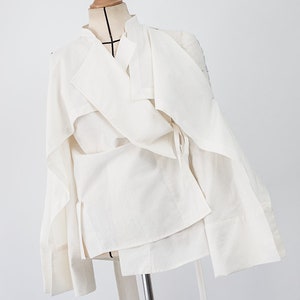 Japanese Style Blouse Sewing Pattern | Kimono Inspired Shirt Pattern ...