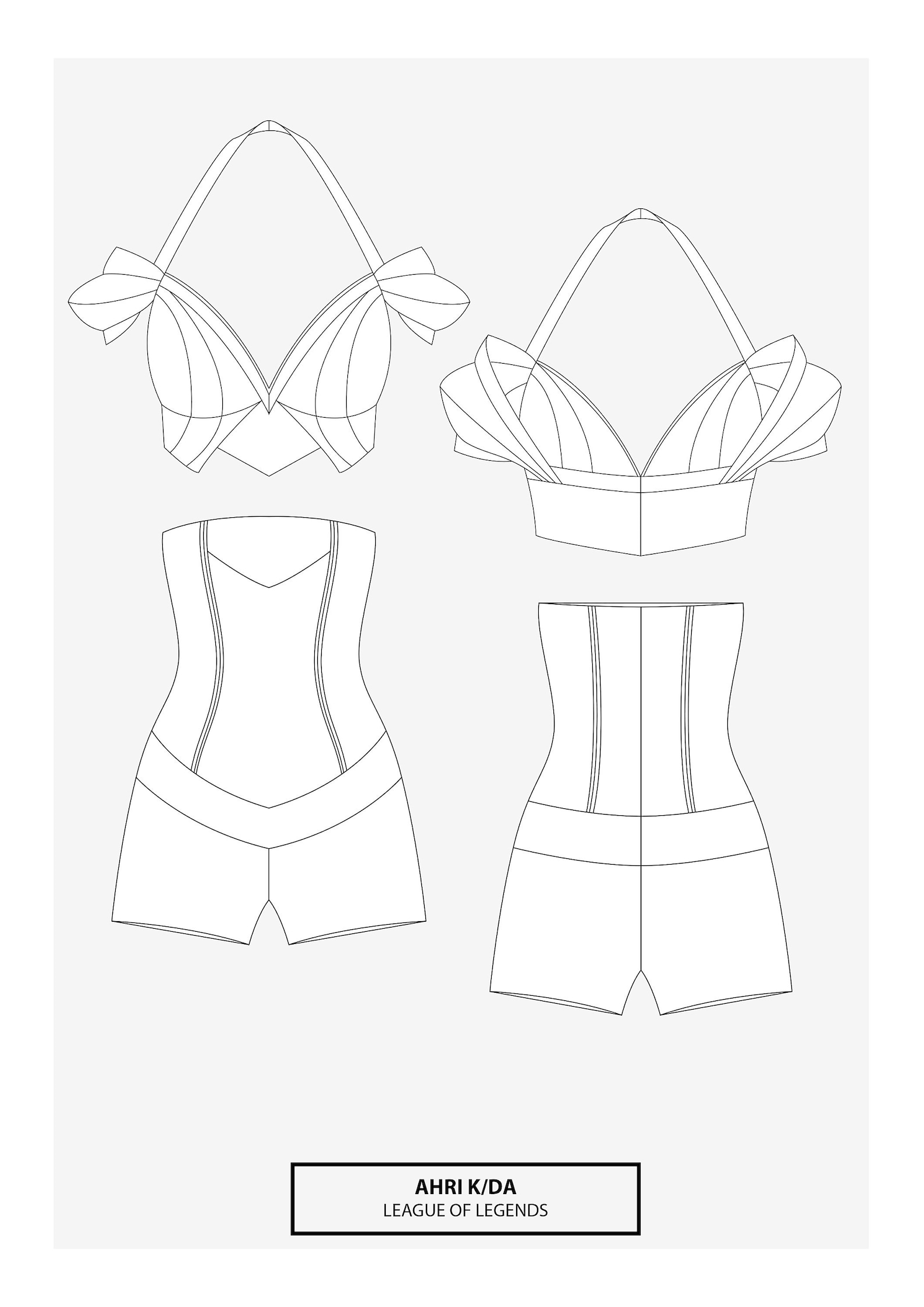 Ahri KDA Pop Star Cosplay Sewing Pattern - Etsy